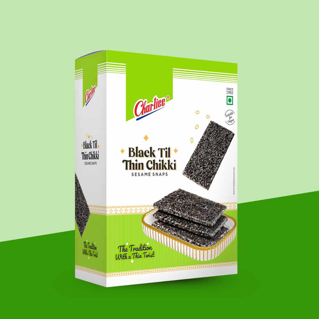 Thin Black Til Chikki 300 g – Charliee